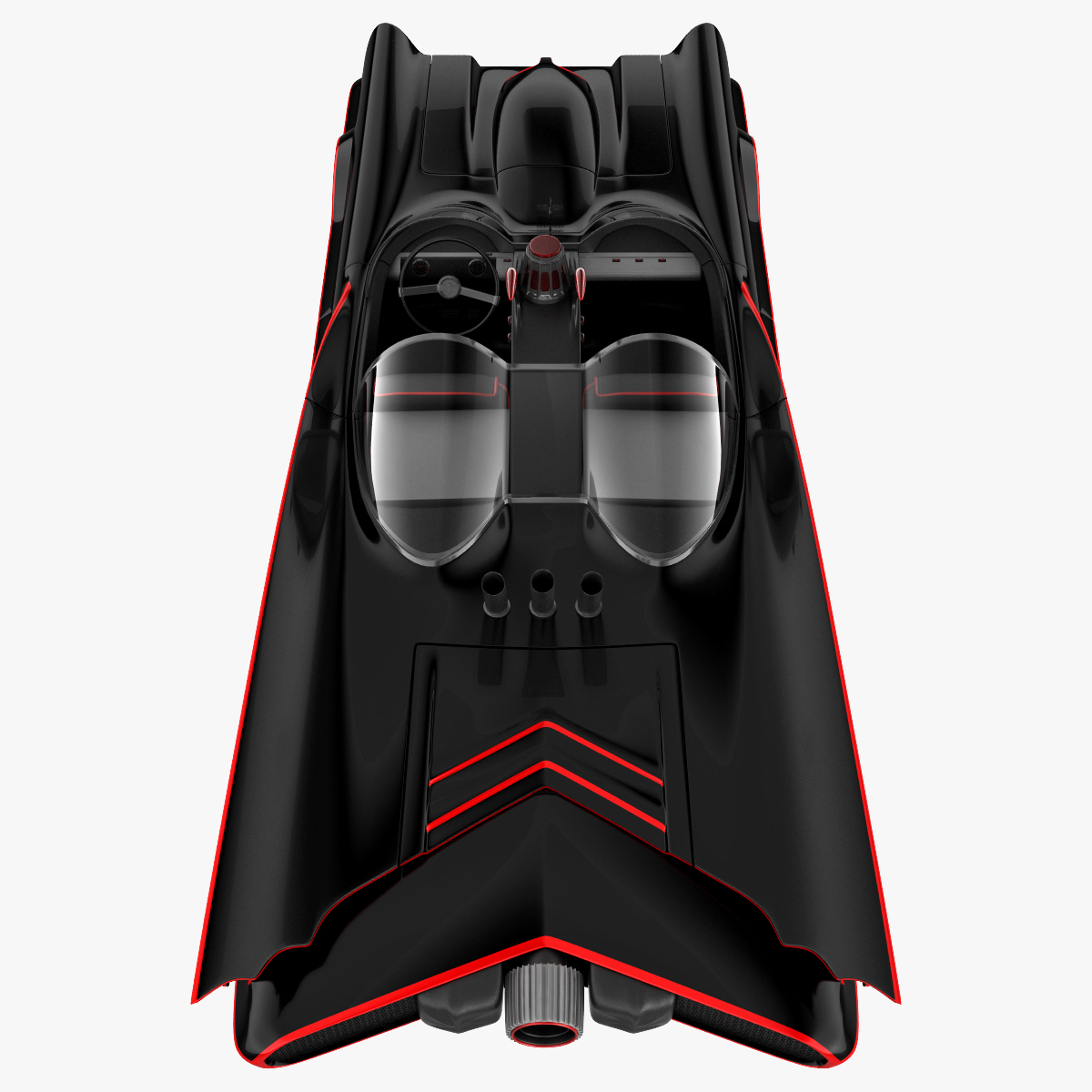 3d realistic batmobile 1966