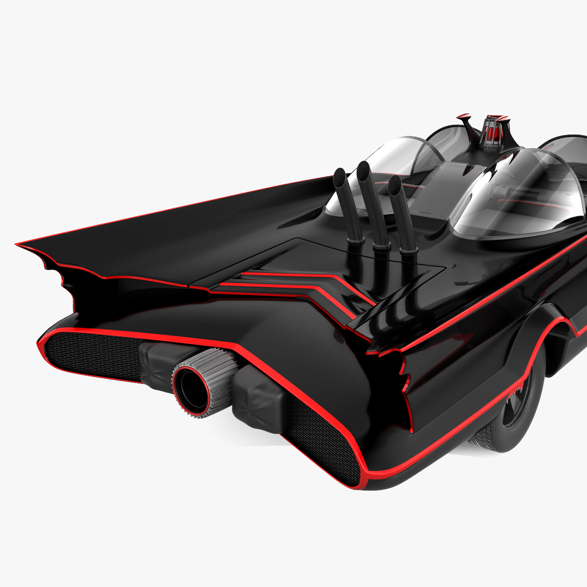modèle 3D de Batmobile 1966 - TurboSquid 611316