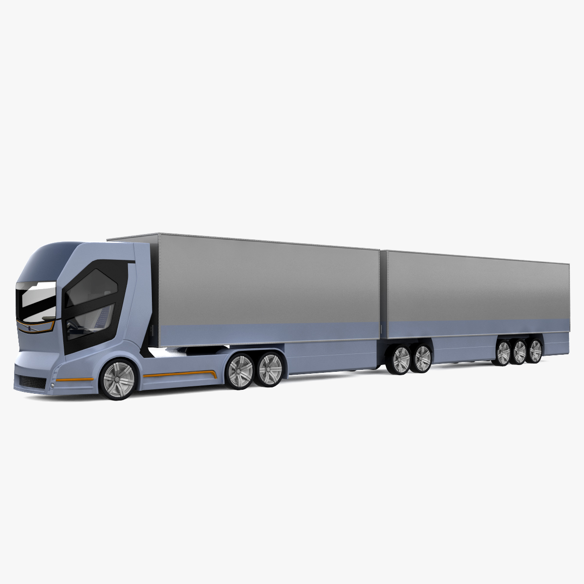 realistic concept truck vision 3d 3ds
