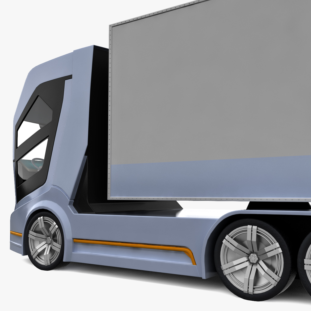 realistic concept truck vision 3d 3ds
