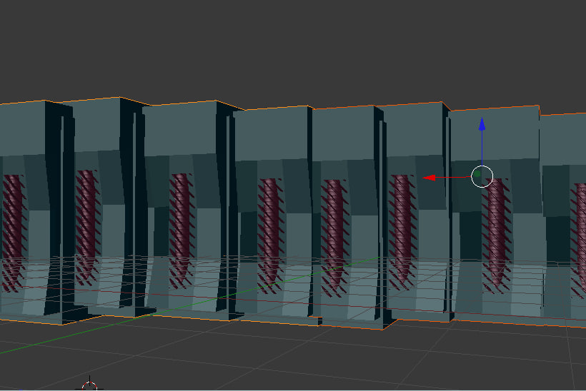 free super computer mainframe 3d model