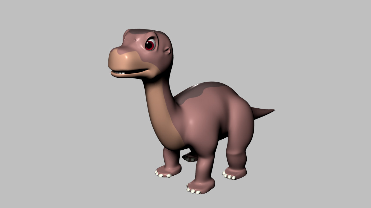 max quadruped little foot rigged
