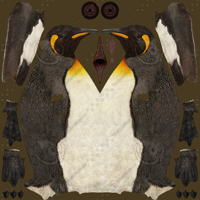 king penguin 3d model