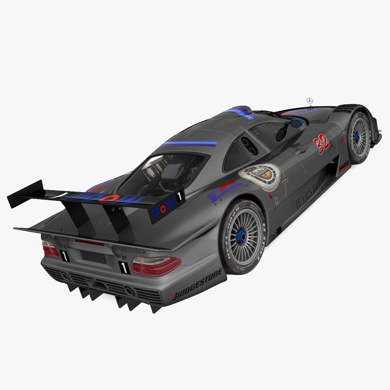 3d model mercedes clk gtr