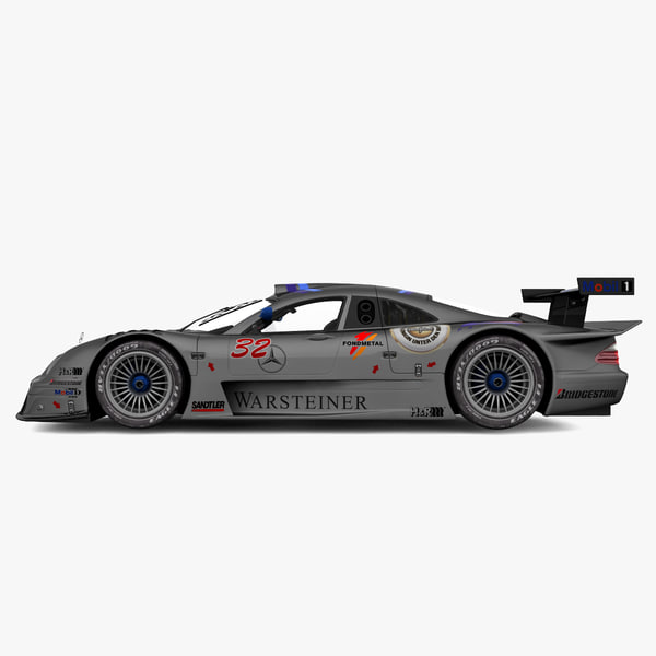 3d model mercedes clk gtr