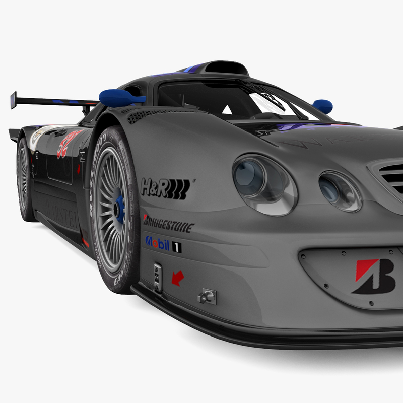 3d model mercedes clk gtr