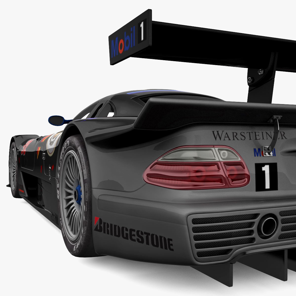 3d model mercedes clk gtr