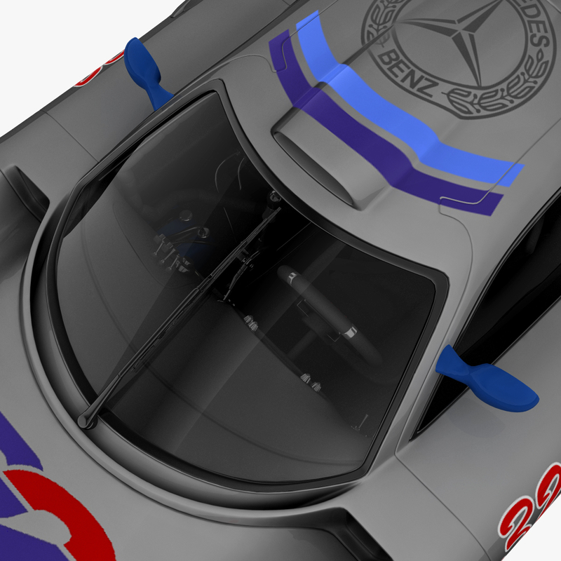 3d model mercedes clk gtr