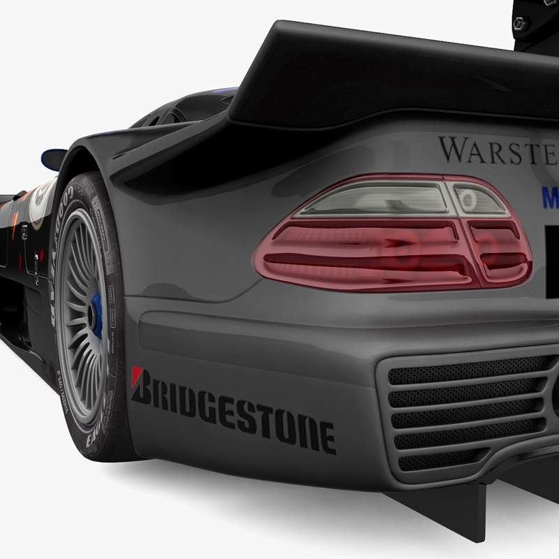 3d model mercedes clk gtr