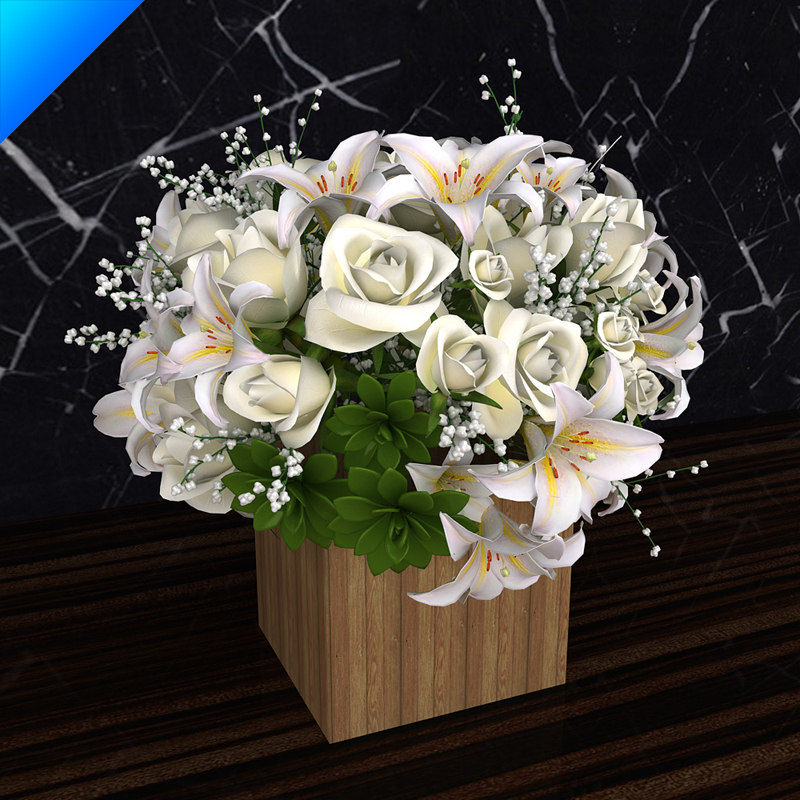 flower design 3d model