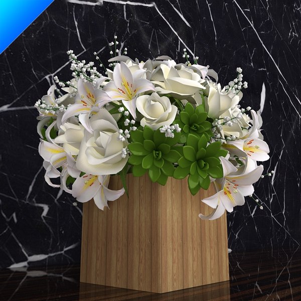 flower design 3d model