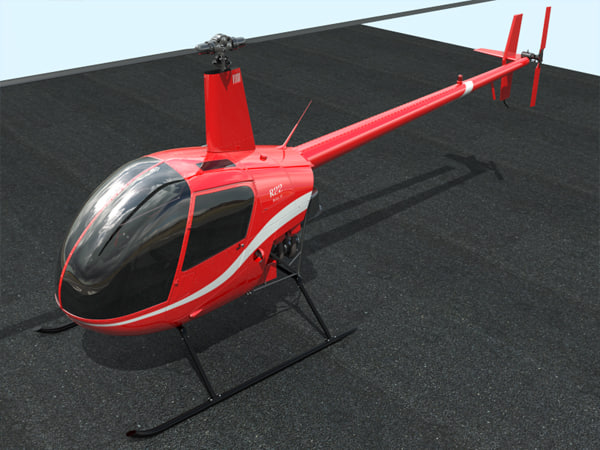 3d executive helicopter model