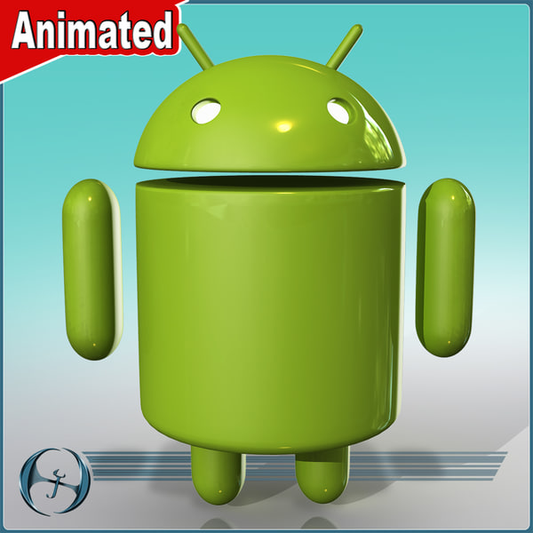 Mascote Android (ANIMADO) Modelo 3D - TurboSquid 585773
