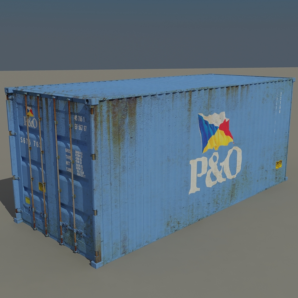 cargo container 3d model