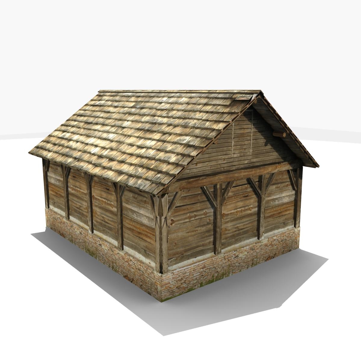 free gen rural stall 3d model