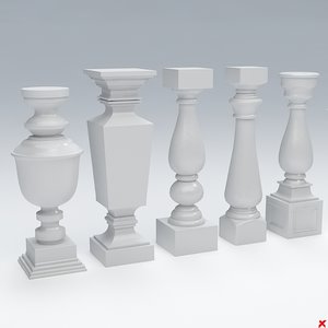 Balustrade 3D Models for Download | TurboSquid