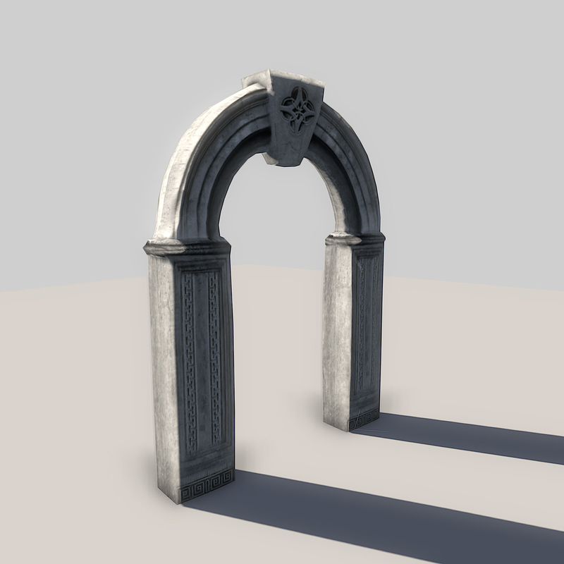 stone arch obj