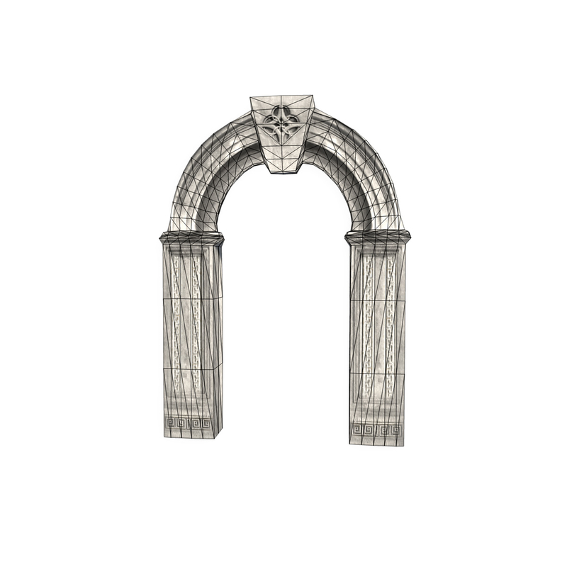 stone arch obj