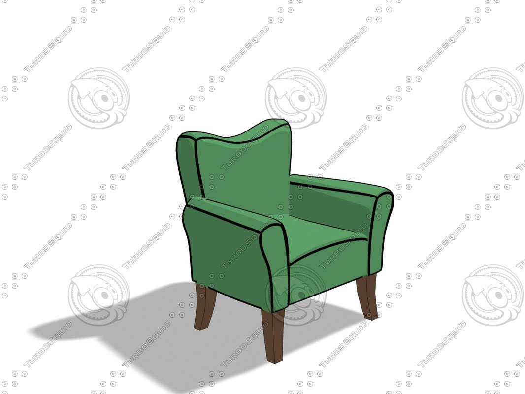 simple cartoon chair max