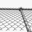 chain link fence metal 3d dxf