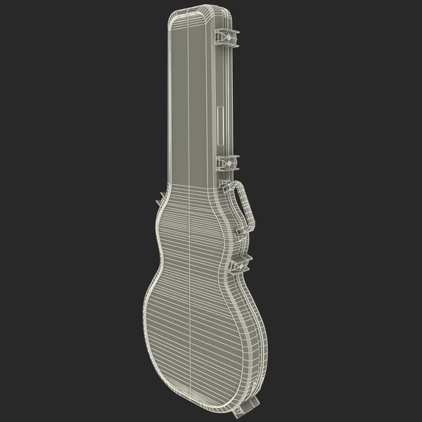 guitar cases 3d model