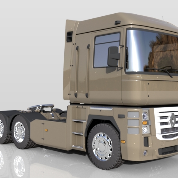 renault magnum trucks 3d max