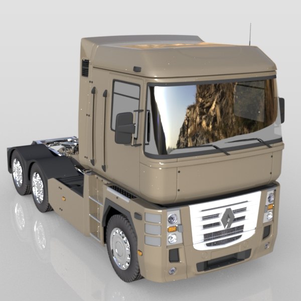 renault magnum trucks 3d max