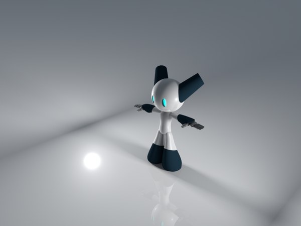 robot robotboy 3d c4d