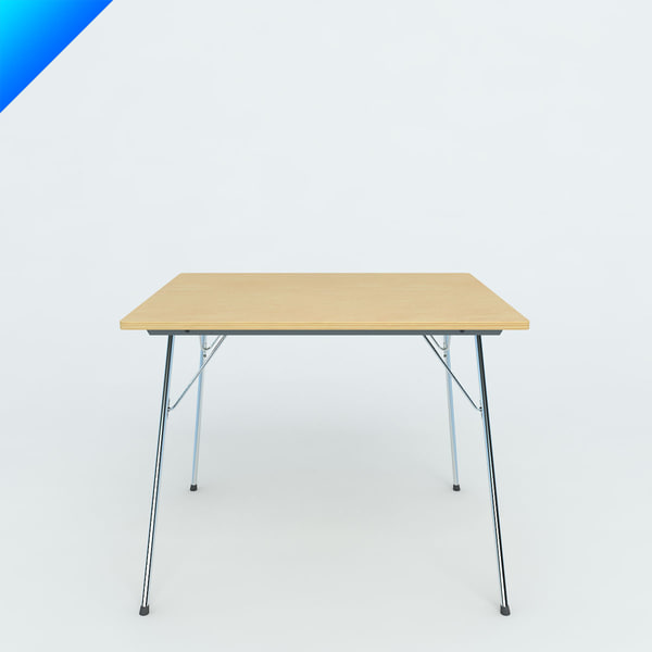 3ds max eames folding table