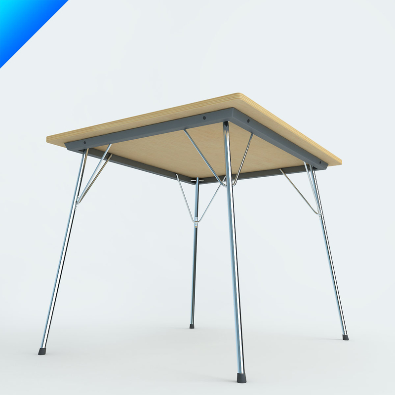 3ds max eames folding table