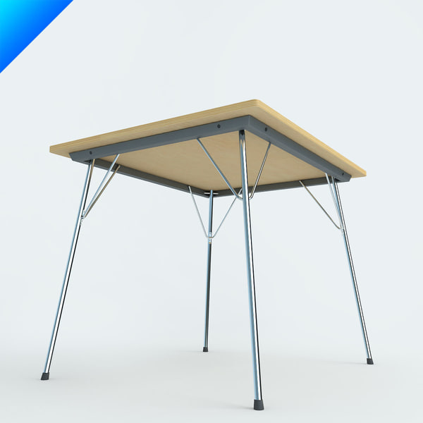 3ds max eames folding table