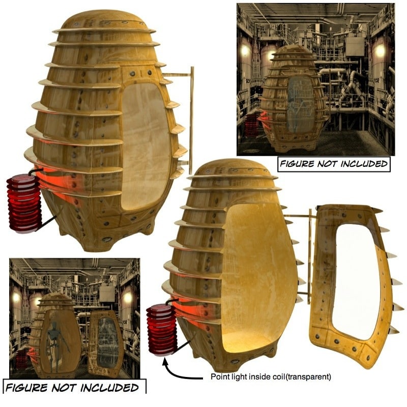 3d transporter stasis tube model
