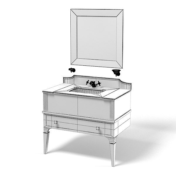 3d model devon suite bathroom