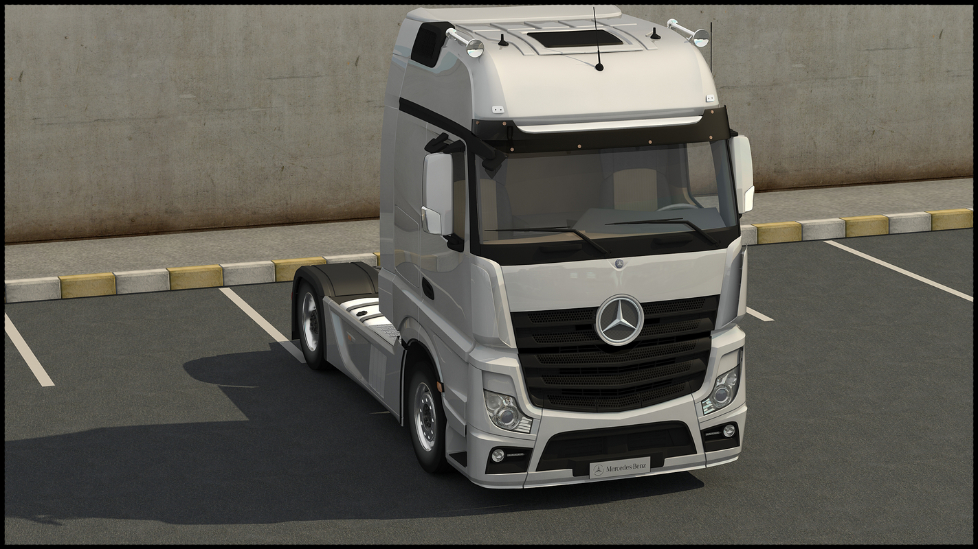 mercedes actros gigaspace 3d model