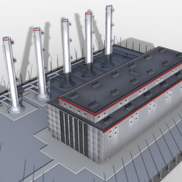 factory plant 3d 3ds