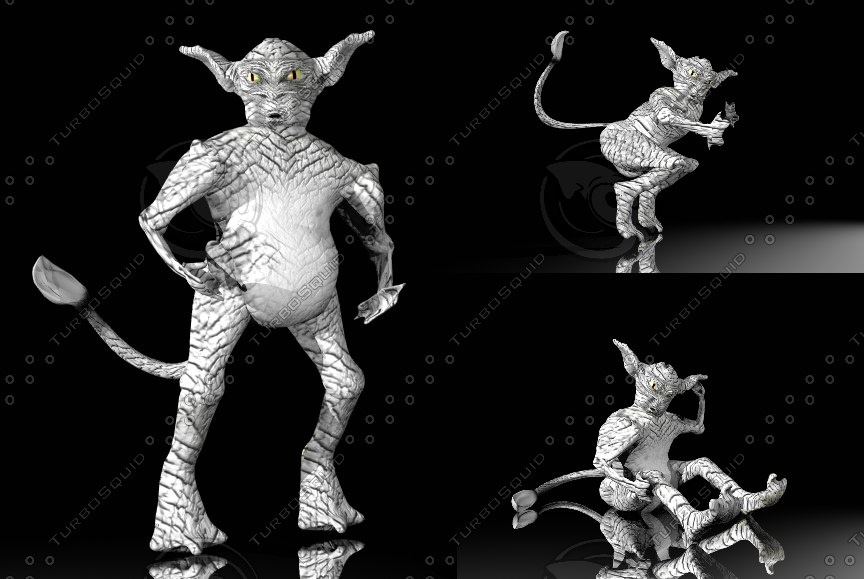 3d 3ds sci-fi fantasy creature