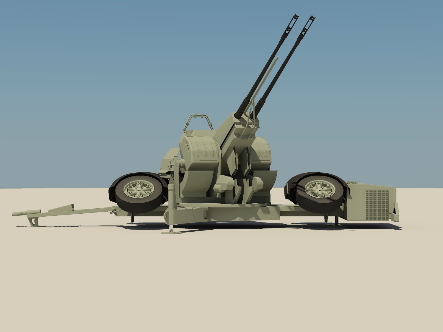 skyguard 35mm 3d model