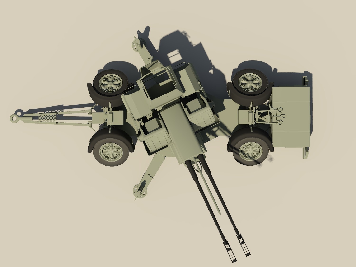 skyguard 35mm 3d model