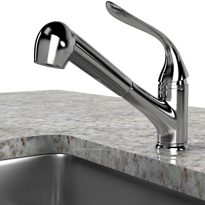 kitchen faucet sink 3ds