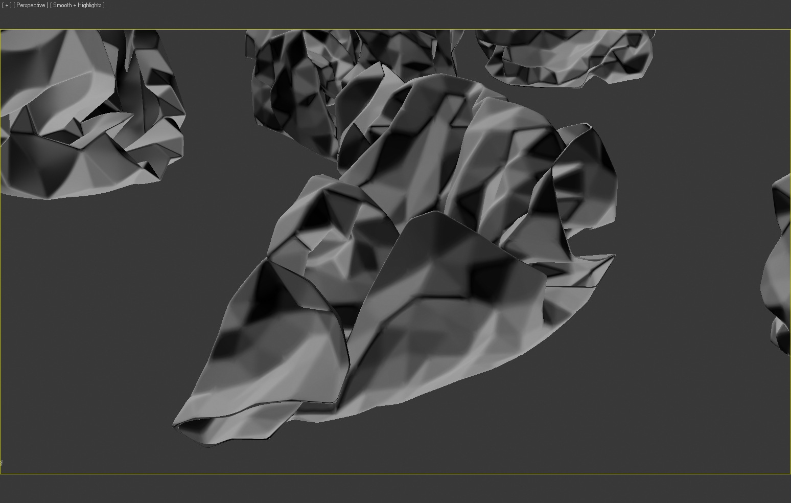 crumpled paper 3d model