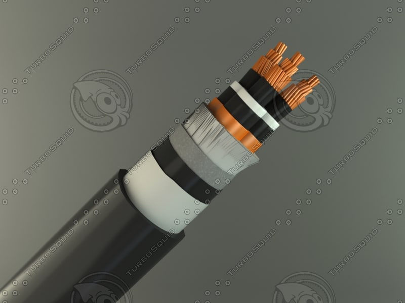 3d model cable