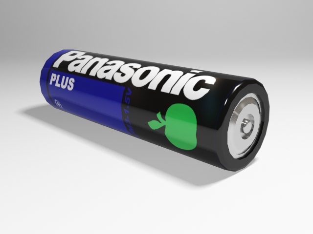 panasonic battery 3d model