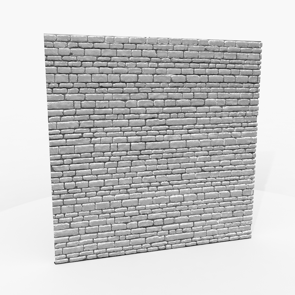 3d brick wall