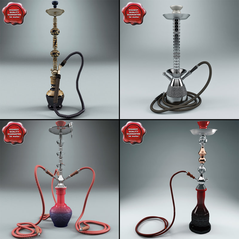 hookahs v2 3d c4d