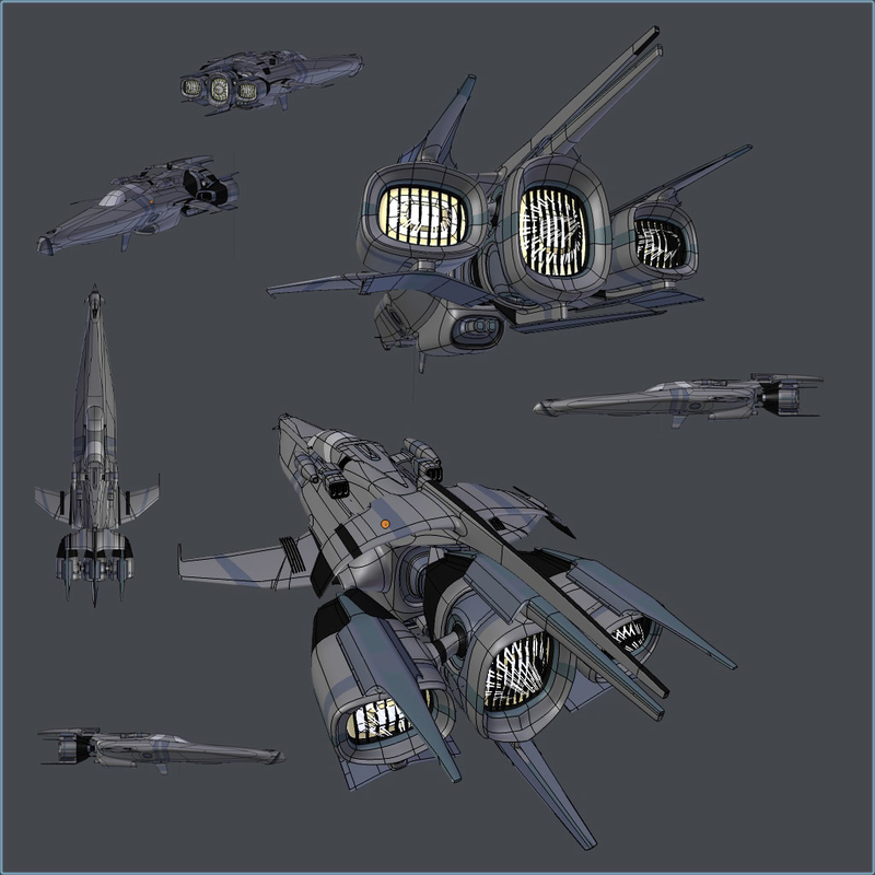 blender spaceship