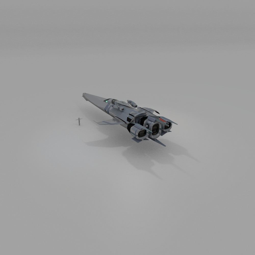 blender spaceship