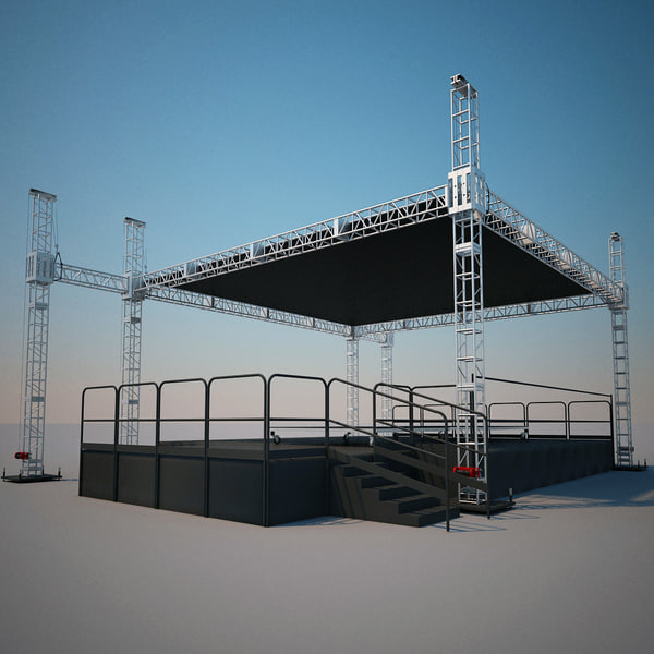 3ds max music stages