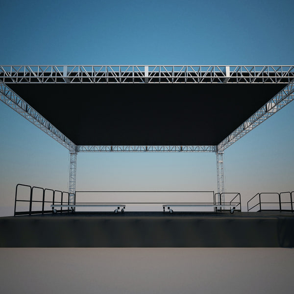 3ds max music stages