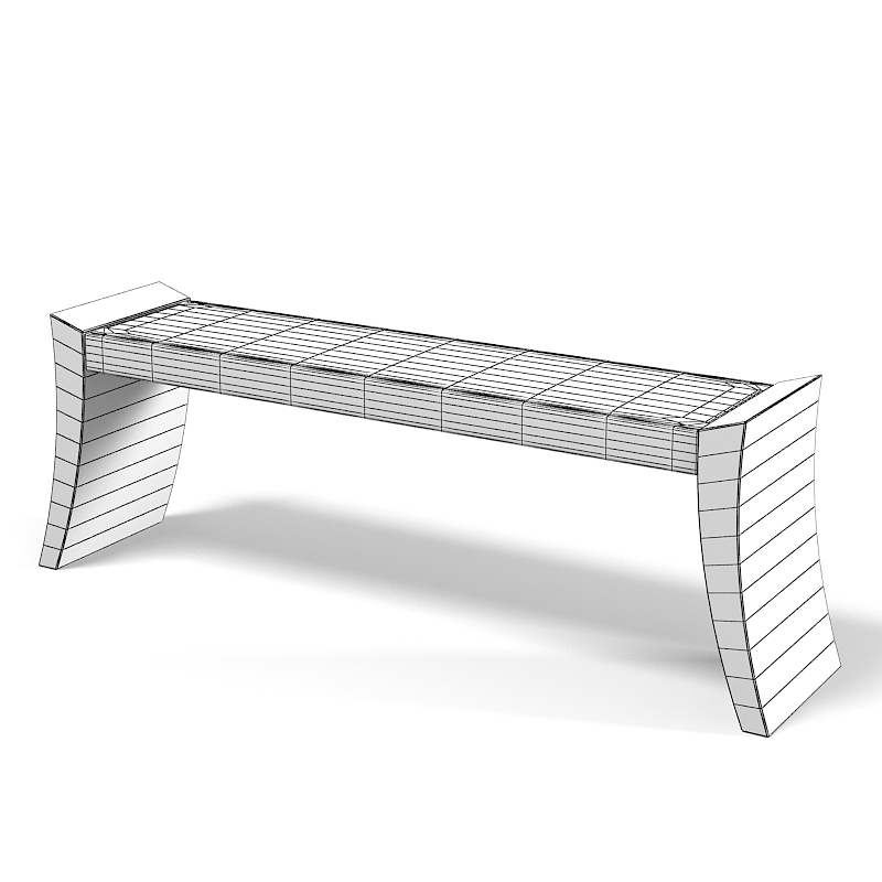 3d promemoria saphire bench