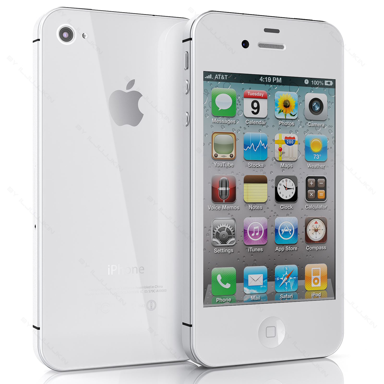 copy iphone 4s 3d model